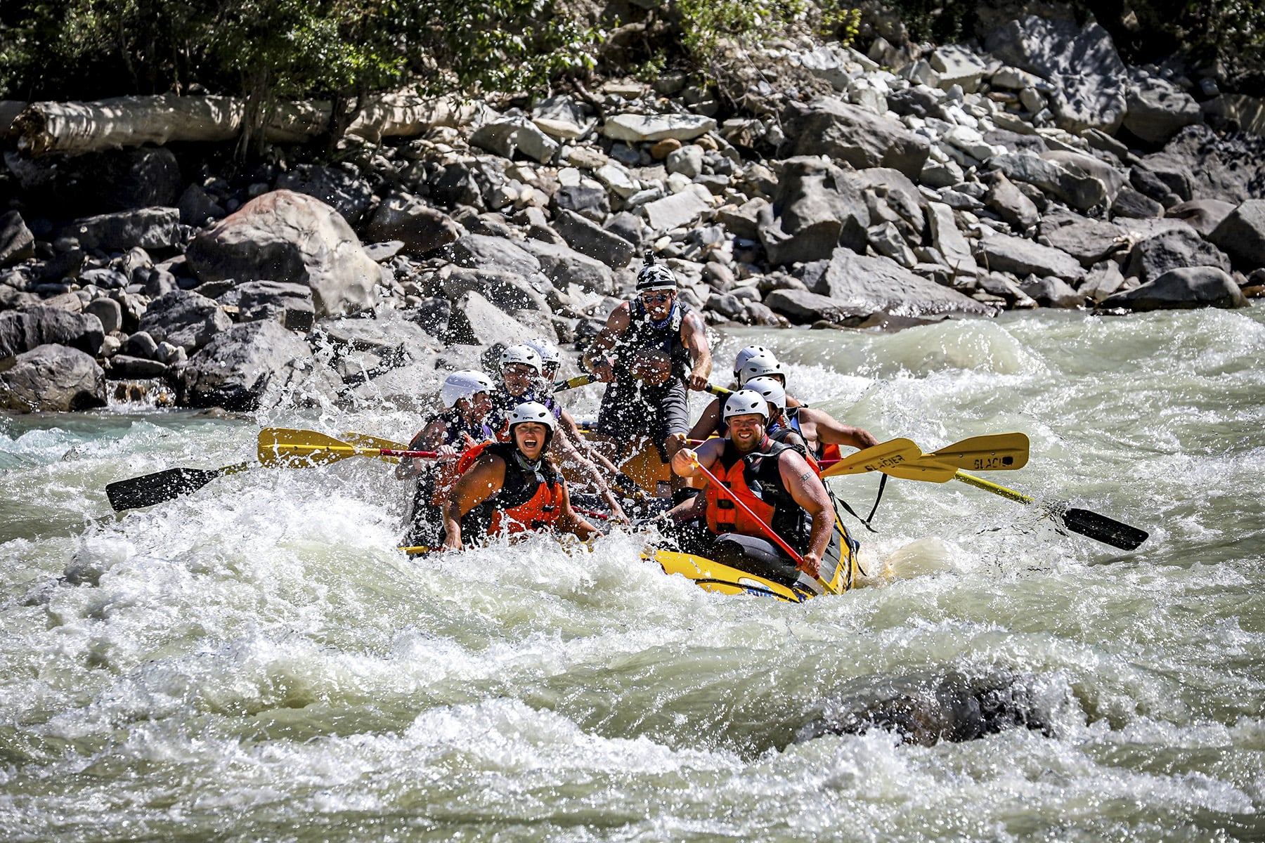 Whitewater Rafting Packages in Golden, BC - Raft, Skydive & ATV
